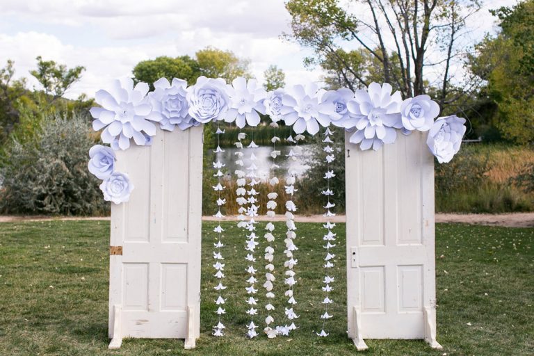 Vintage Door Backdrop – St. George Party Rentals